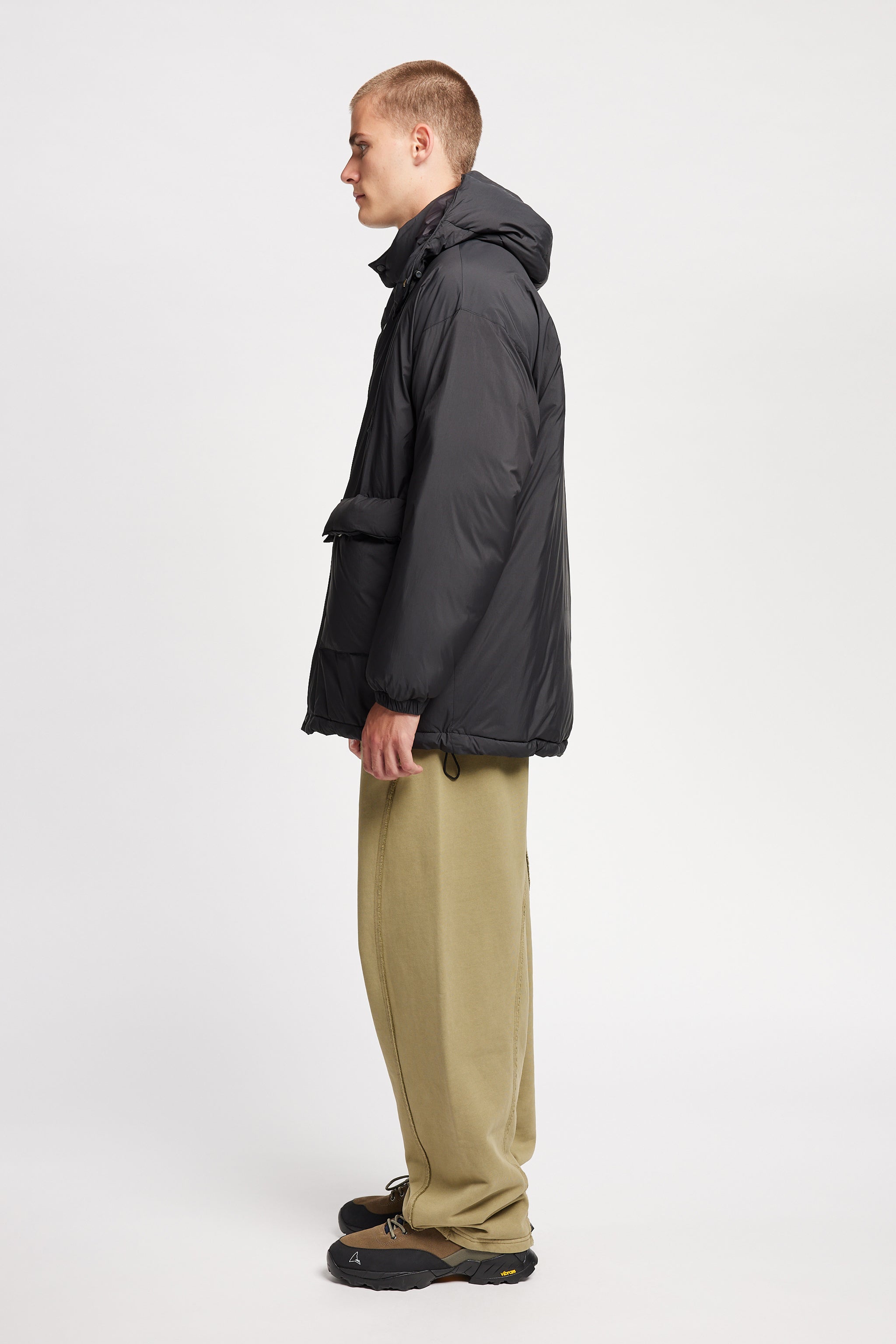 Shop Prospect Down Puffa Jacket — Jet Black | Kloke