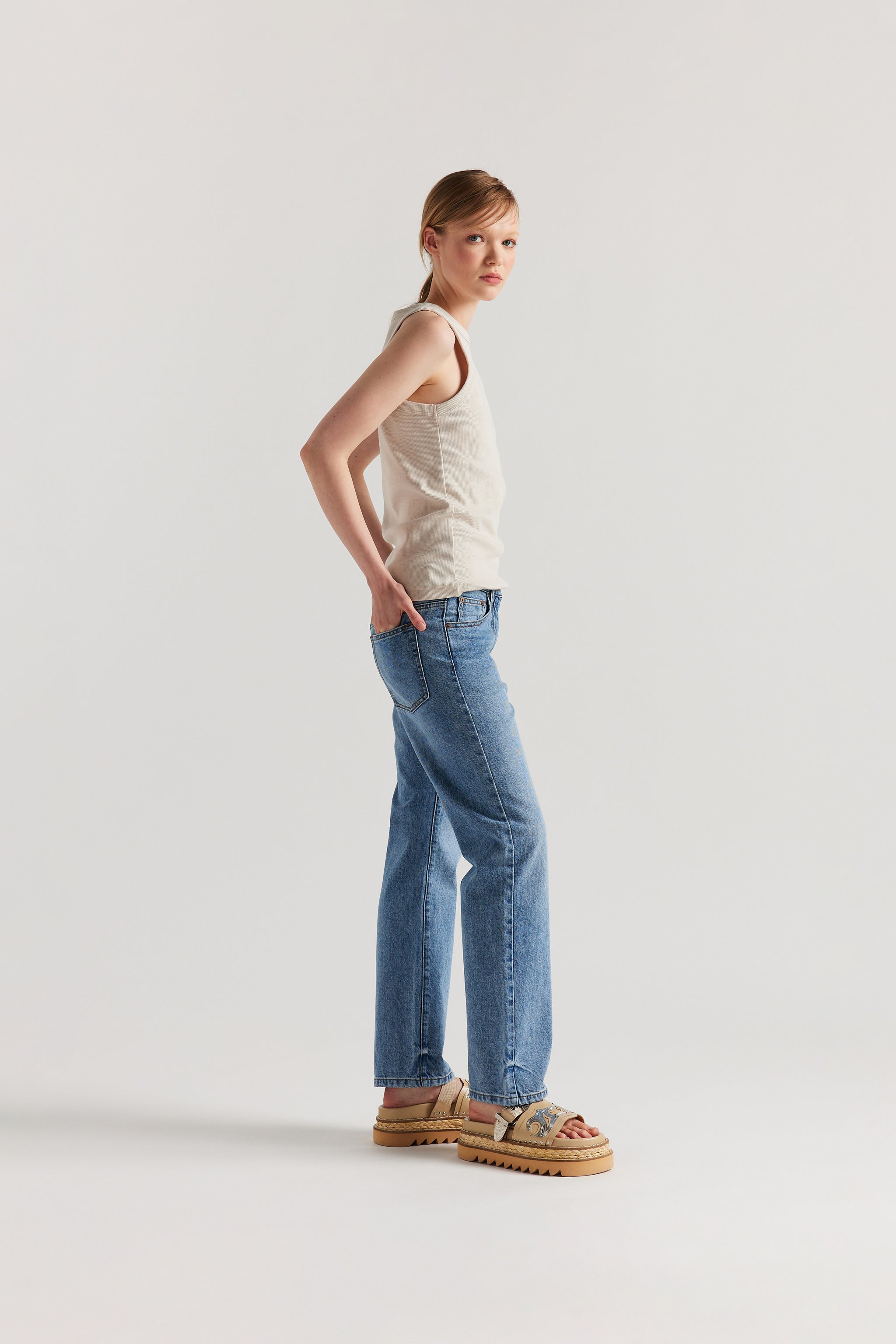 Shop Flux Tank — Bone | Kloke